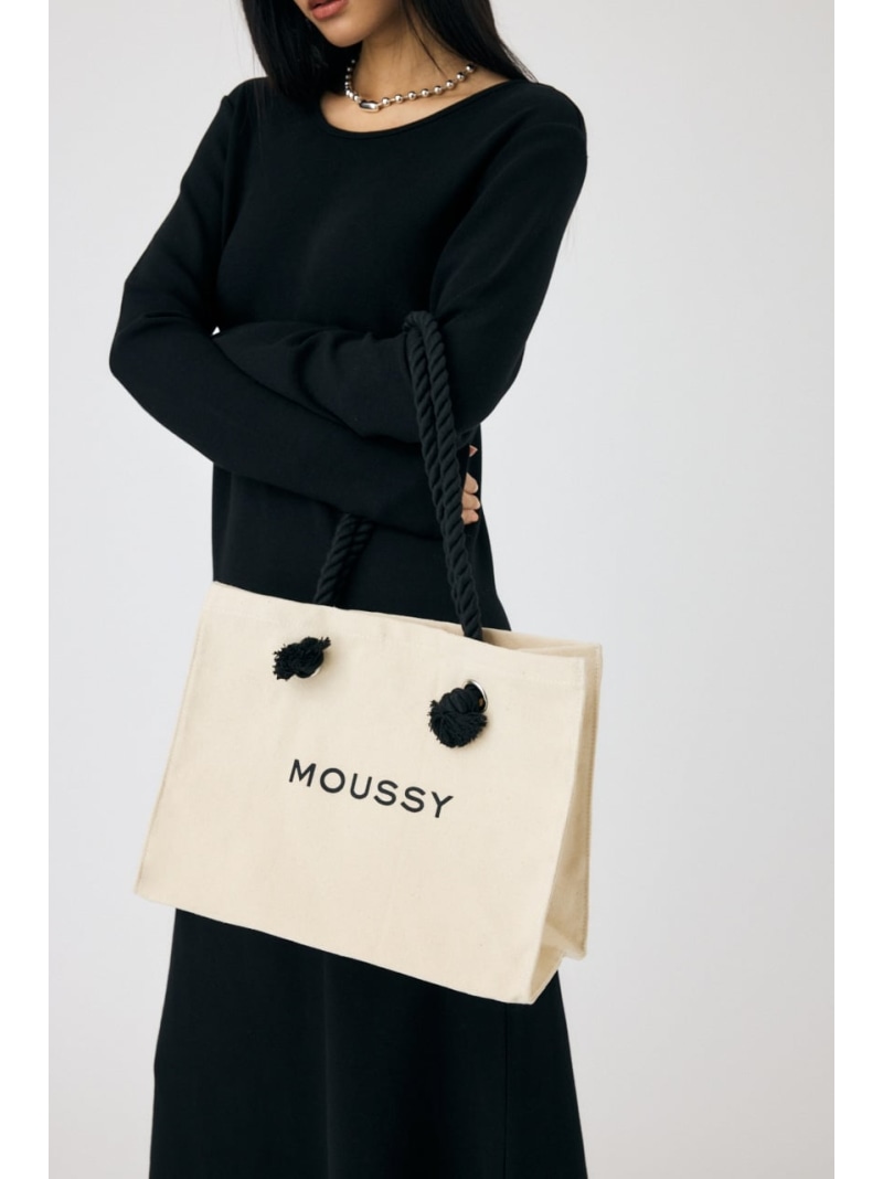 【楽天市場】MOUSSY SOUVENIR ショッパー MOUSSY マウジー バッグ その他のバッグ ブラック ホワイト[Rakuten Fashion]：シェルターウェブストア
