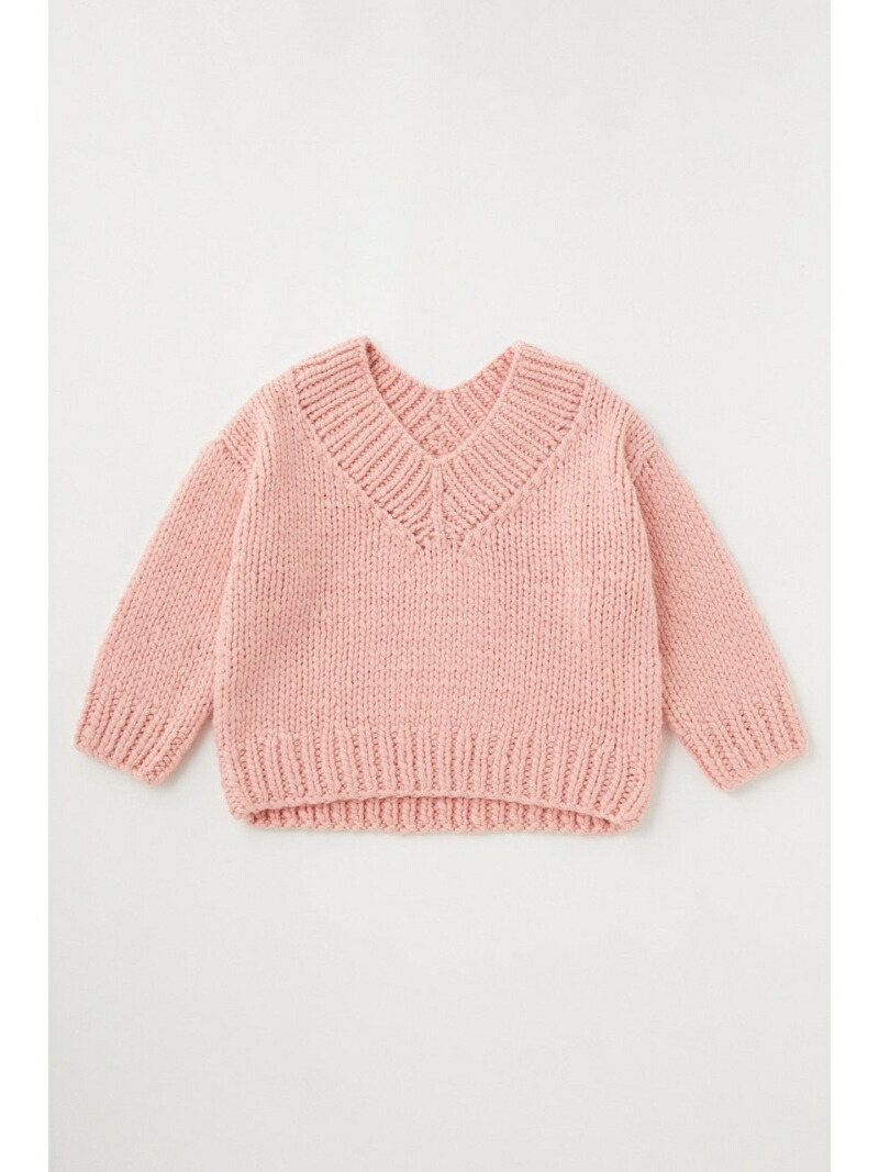 【楽天市場】【SALE／20%OFF】V NECK LOWGAGE ニット MOUSSY マウジー トップス ニット ホワイト ピンク ...