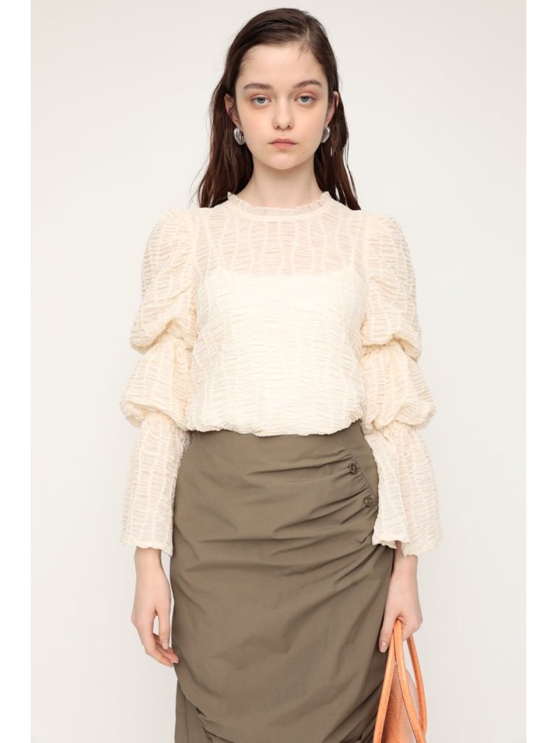 【楽天市場】【SALE／50%OFF】DUMPLING LACY トップス SLY スライ トップス シャツ・ブラウス ブルー ブラック ...