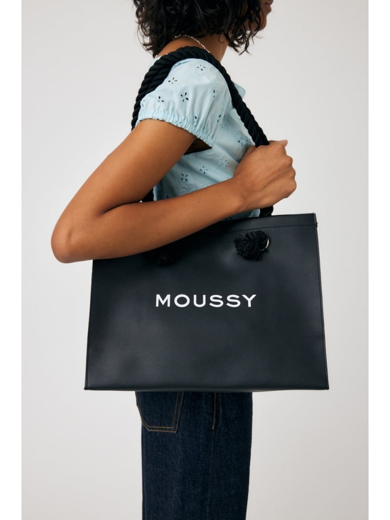 【楽天市場】MOUSSY F/L SHOPPER バッグ MOUSSY マウジー バッグ その他のバッグ ブラック【先行予約】*[Rakuten Fashion]：シェルターウェブストア