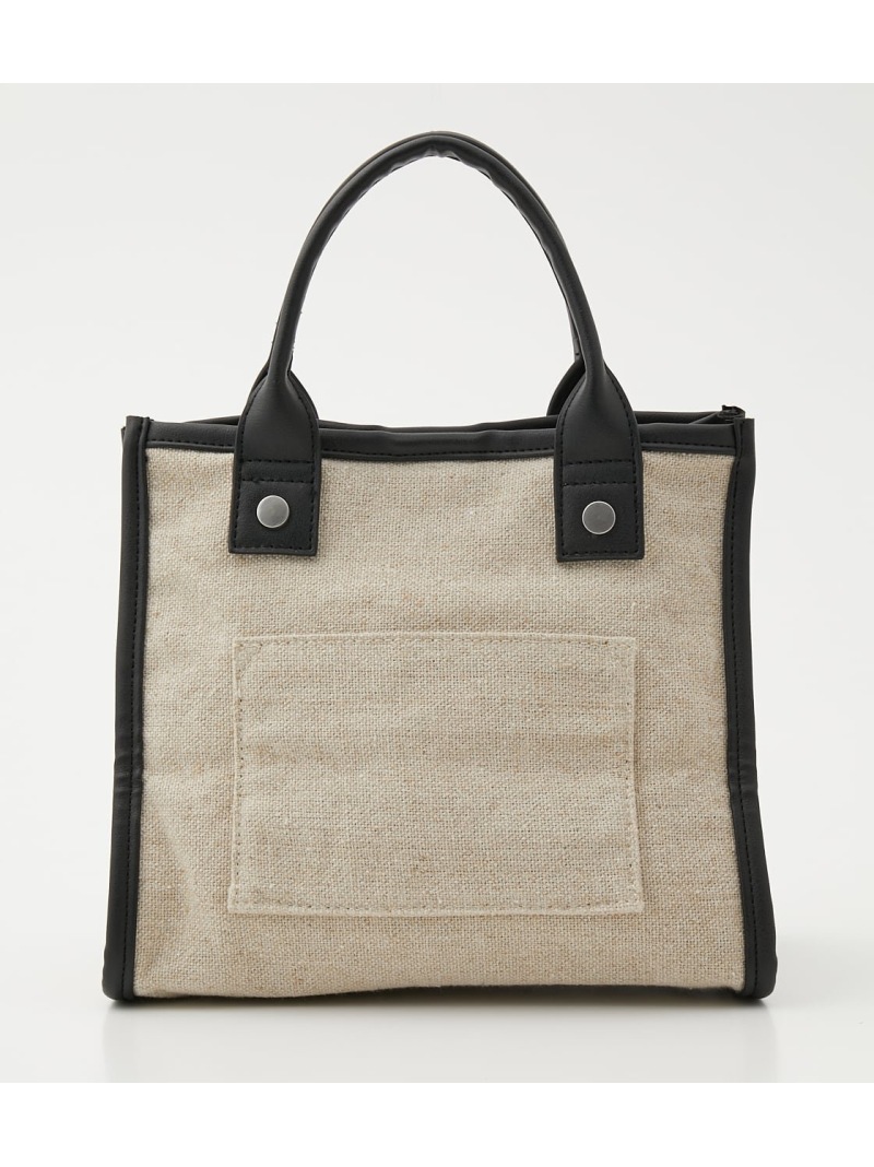 【楽天市場】【SALE／50%OFF】LINEN LIKE MINI TOTE BAG AZUL BY MOUSSY アズールバイマウジー ...