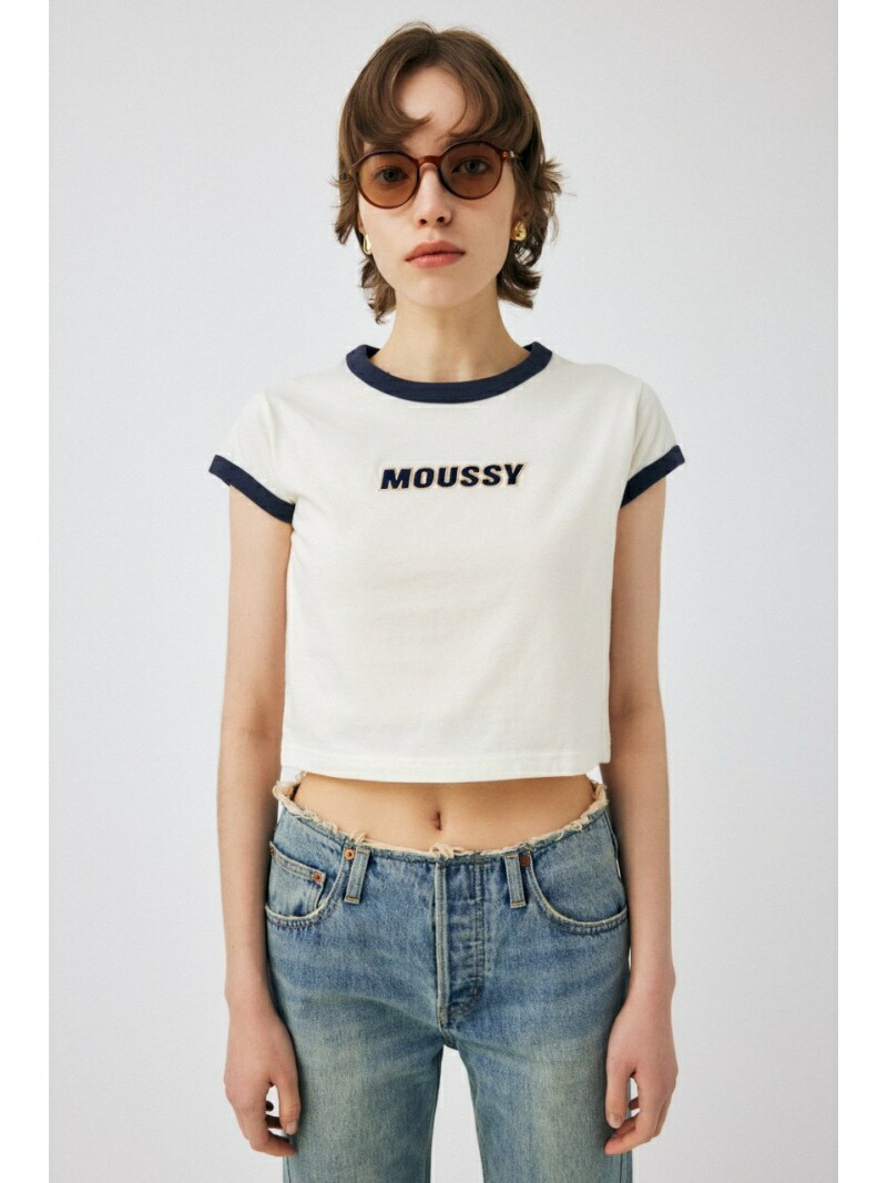 【楽天市場】【SALE／50%OFF】MOUSSY RINGER TINY Tシャツ MOUSSY マウジー トップス カットソー・Tシャツ ホワイト ブラック ピンク【RBA_E ...