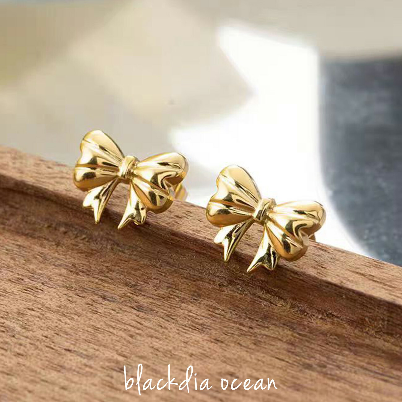 【楽天市場】ピアス ゴールド ミニ リボンピアス ミニピアス ゴールド 金 ステンレス 金アレ 金属アレルギー対応 ステンレスピアス おしゃれ ...