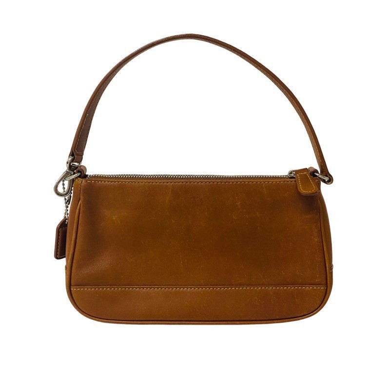 【楽天市場】COACH コーチ ハンプトン ミニハンドバッグ ポーチ 7785 ブラウン 本革（レザー） ユニセックス 【中古 ...