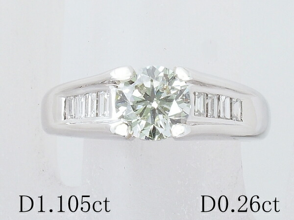【楽天市場】清水屋《送料無料》中央ダイヤモンド/1.105ct サイドダイヤ/0.26ct デザイン リング Pt900 12号 ソーティング付【smtb-TD】【saitama】【中古 ...
