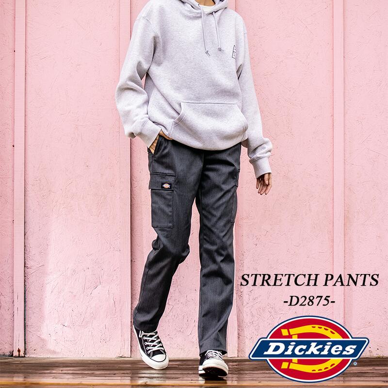【楽天市場】ディッキーズ ストレッチ カーゴパンツ D2875 ストレッチパンツ オールドスタイル ストレッチチノ チノパン ズボン ...