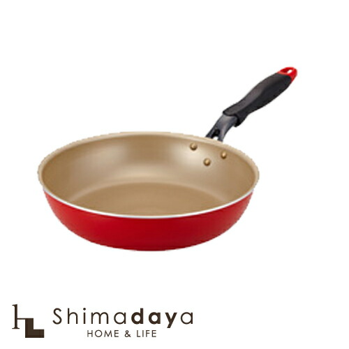 【楽天市場】【リニューアル】エバークック フライパン 28cm EIFP28RD evercook ドウシシャ ガス火／IH対応【送料無料】：Shimadaya HOME＆LIFE 楽天市場店