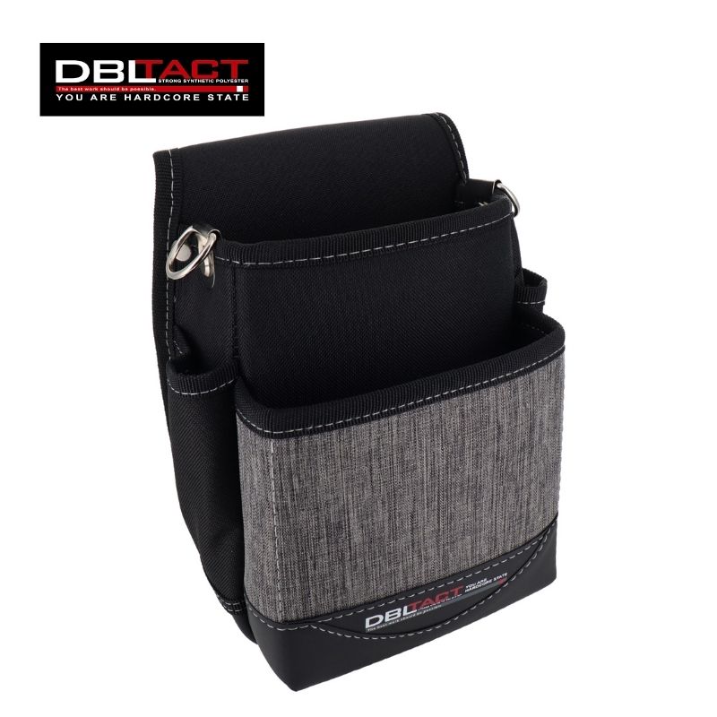 【楽天市場】DBLTACT(ダブルタクト) DTM-02S-GL 2段腰袋 杢グレー ：島道具