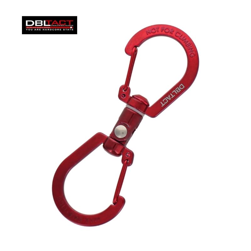 【楽天市場】DBLTACT(ダブルタクト) DT-KSU-100R S型ユニバーサルカラビナ 100mm レッド ：島道具