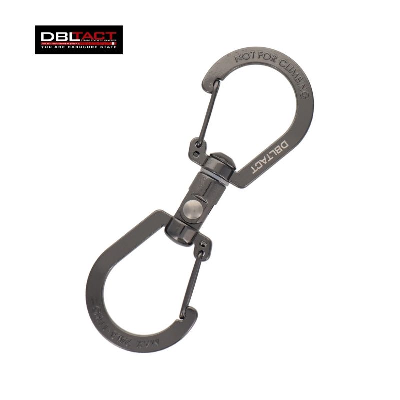 【楽天市場】DBLTACT(ダブルタクト) DT-KSU-100G S型ユニバーサルカラビナ 100mm ガンメタ ：島道具
