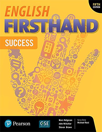 【楽天市場】English Firsthand 5th Edition Success Student Book ／ ピアソン・ジャパン ...