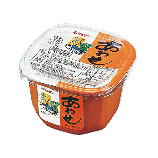 【楽天市場】だし入り あわせ 味噌 750g マルサン 味噌汁 合わせみそ 合わせ味噌 ポイント消化：味噌通販店 京都御苑東しま村