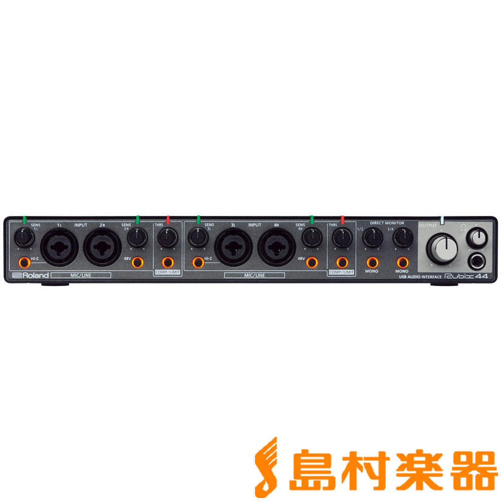 【楽天市場】Roland RUBIX44 USB オーディオインターフェイス 【ローランド】：島村楽器