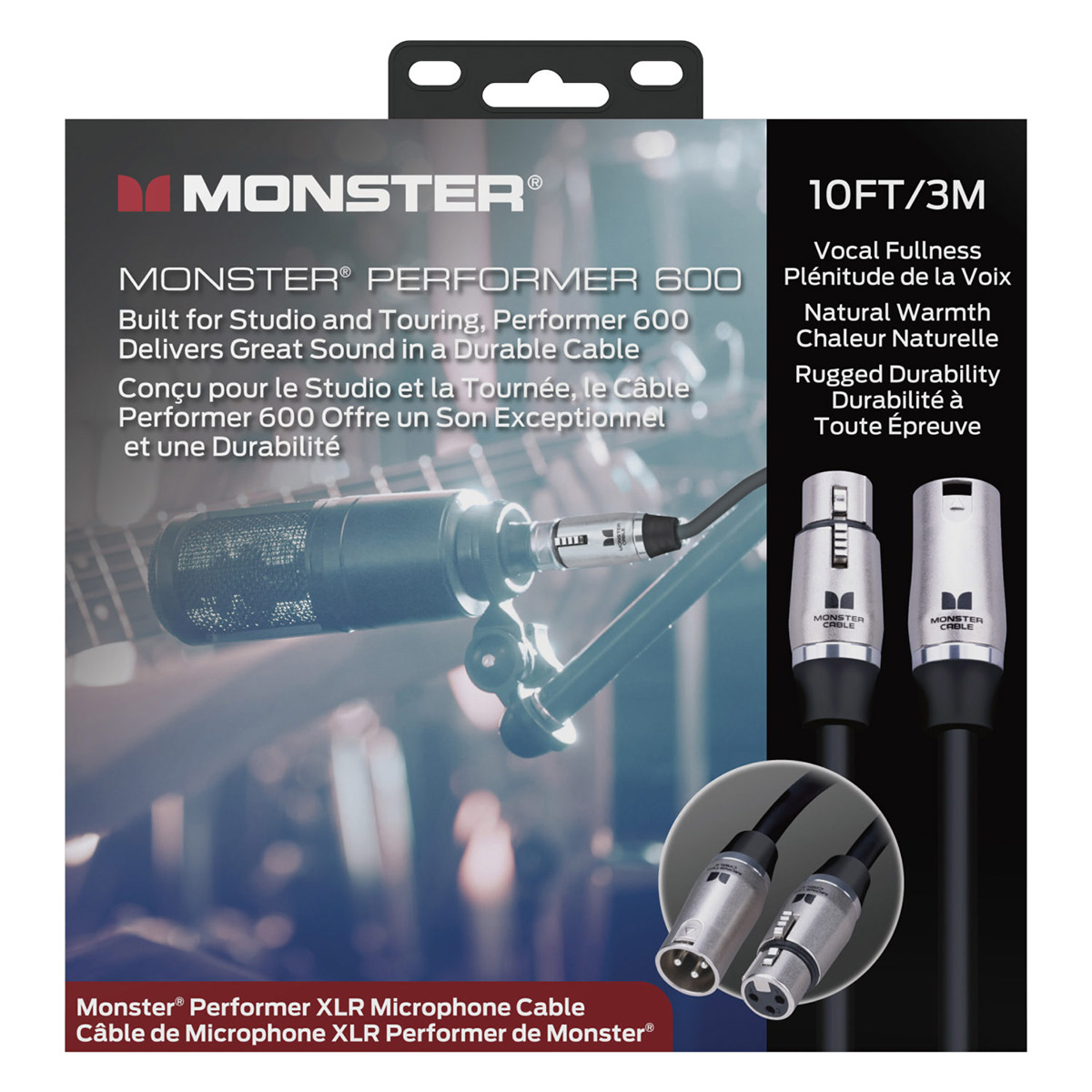 【楽天市場】MONSTER CABLE PERFORMER 600 MIC マイクケーブル 約3m キャノンケーブル モンスターケーブル ...