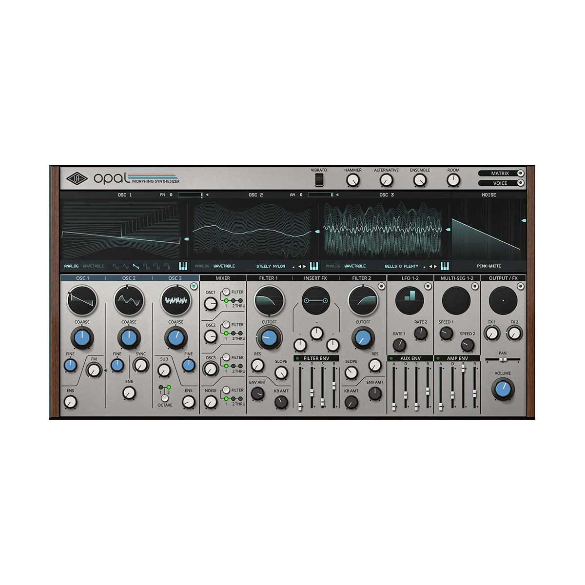【楽天市場】UNIVERSAL AUDIO Opal Morphing Synthesizer プラグインソフト ユニバーサルオーディオ ...