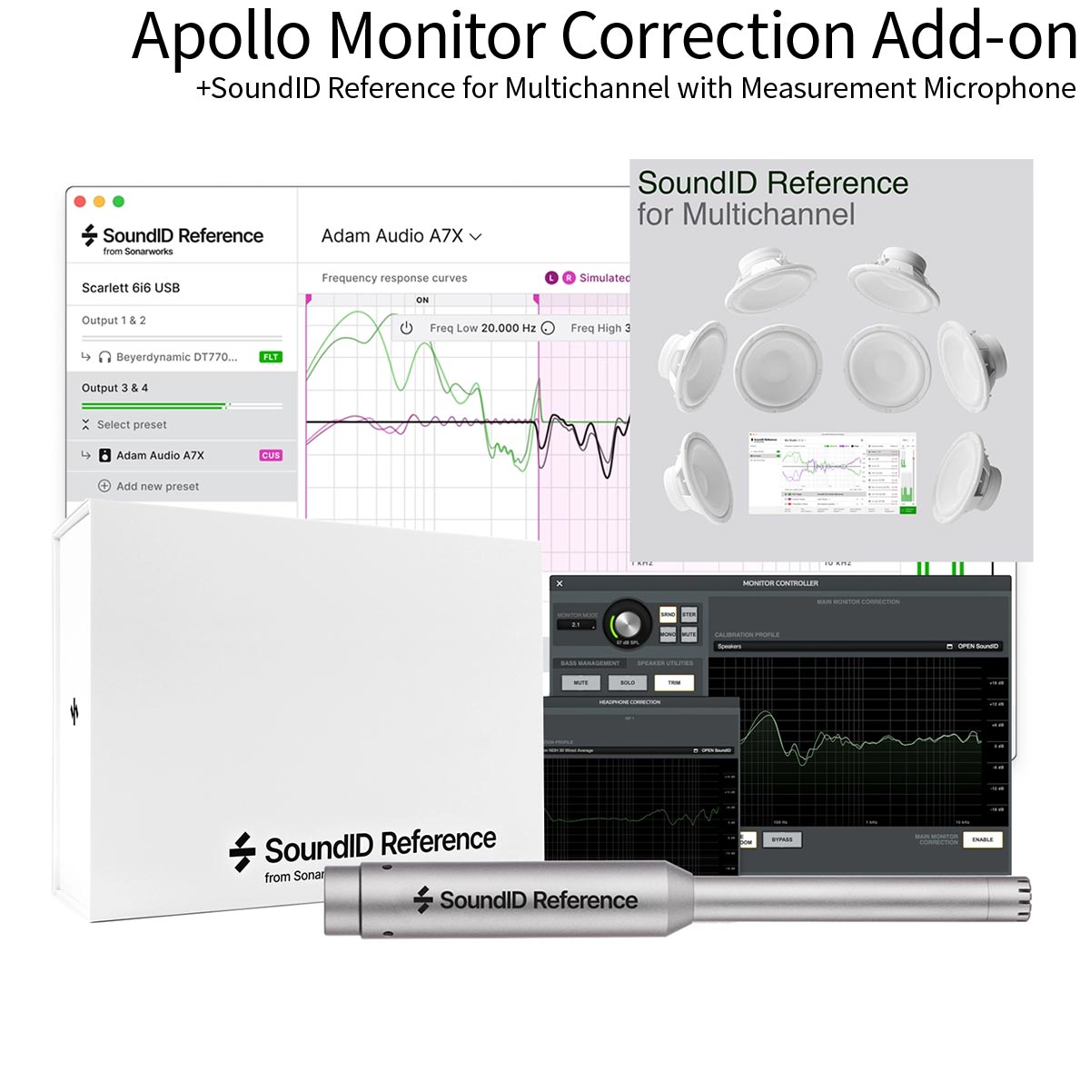 【楽天市場】[特価 2024/12/01迄] Sonarworks Apollo Monitor Correction Add-on for ...