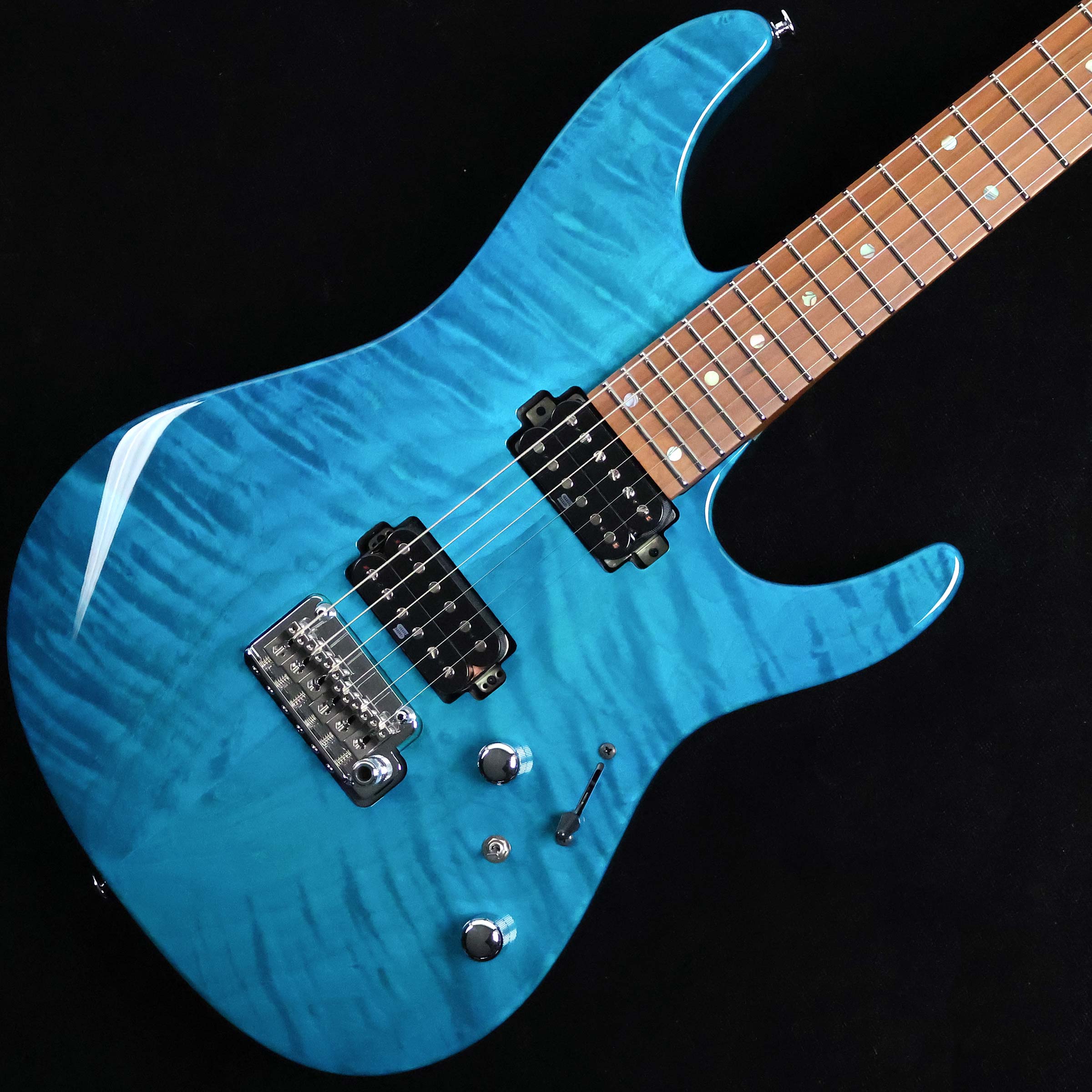 【楽天市場】Ibanez MM1 Transparent Aqua Blue S/N：F2507687 【Martin Miller ...