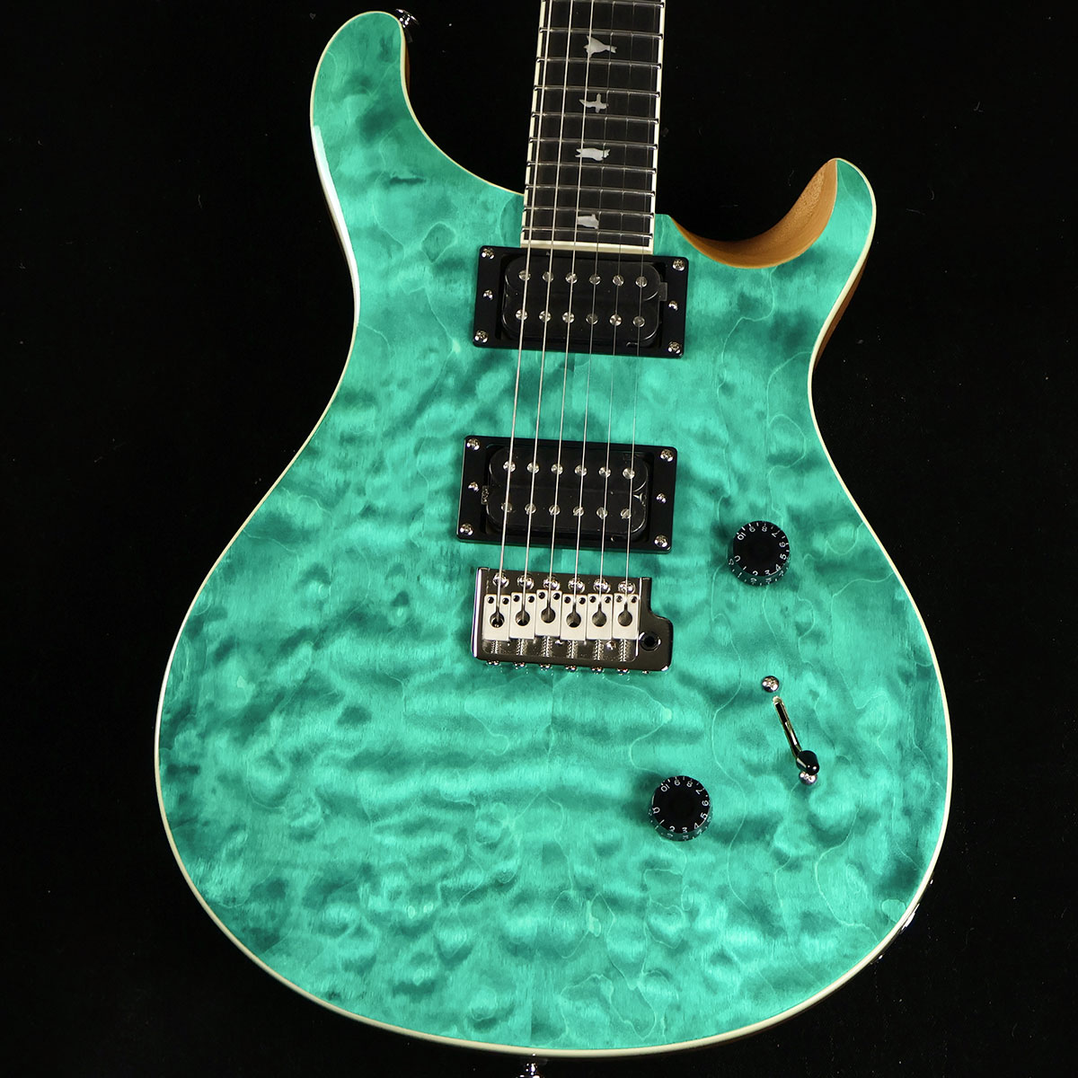 【楽天市場】PRS SE Custom24 Quilt Turquoise エレキギター ポールリードスミス(Paul Reed Smith ...
