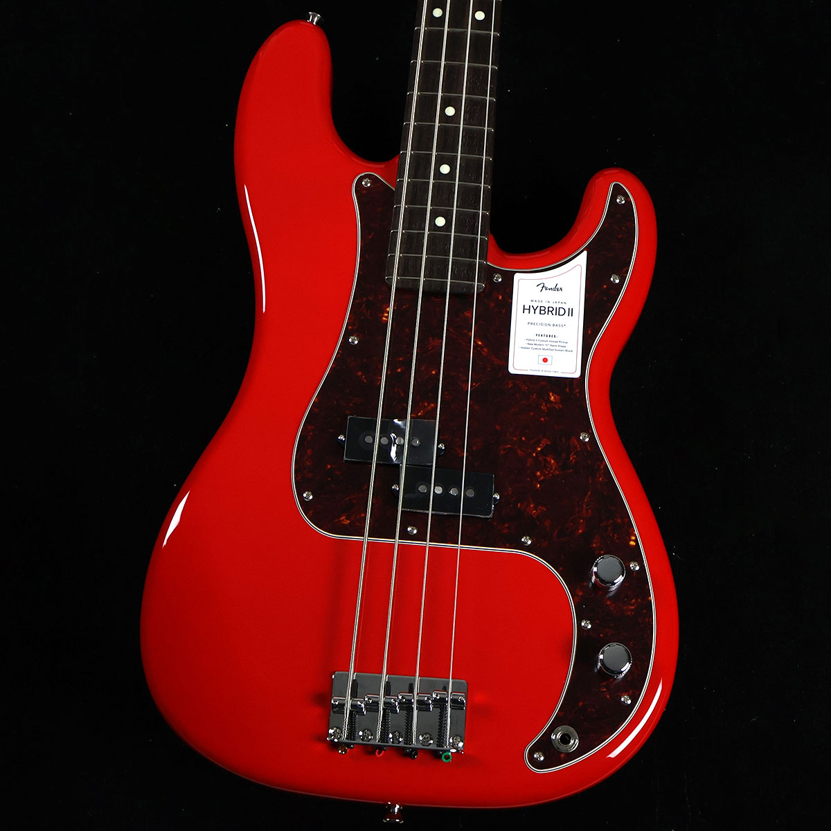 【楽天市場】Fender Made In Japan Hybrid II P Bass Modena Red Precision Bass ...
