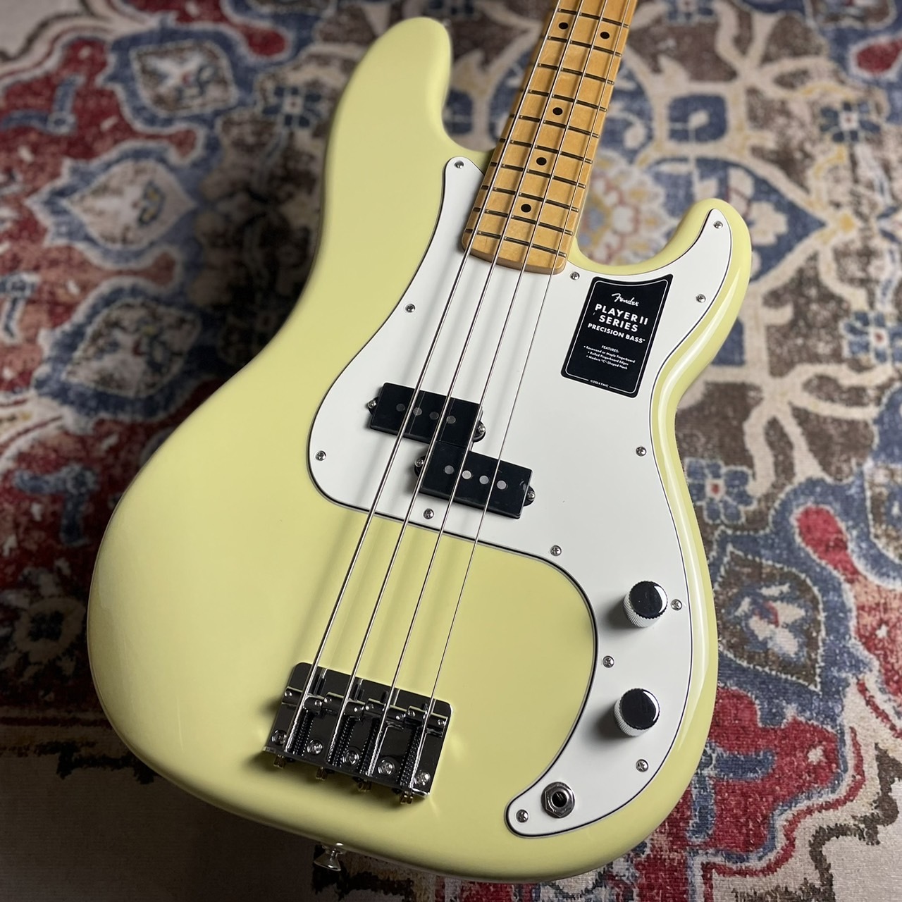【楽天市場】Fender Player II Precision Bass Hialeah Yellow エレキベース／PLAYER II ...