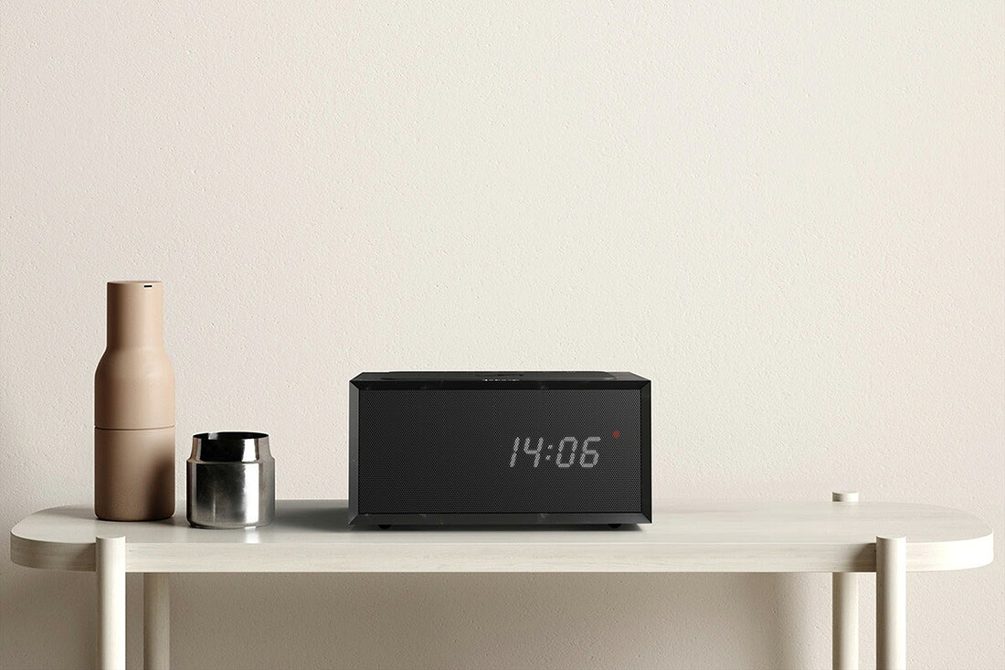 【店舗クーポン発行中】GENEVA TIME DIGITAL ジェネバタイムデジタル デジタルクロック ワイヤレス充電 Bluetooth ...