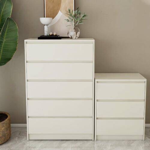 【楽天市場】キャビネット チェスト ドレッサーデスク 単品 セット L字デスク追加可 化粧テーブル 収納ラック 化粧台 サイドチェスト 3段 ...