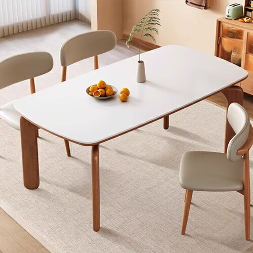 【楽天市場】8%クーポン8/11まで★ダイニングテーブル セラミック テーブル 幅140cm 6人掛け 食卓 大理石調 ナチュラル 4人用 ...