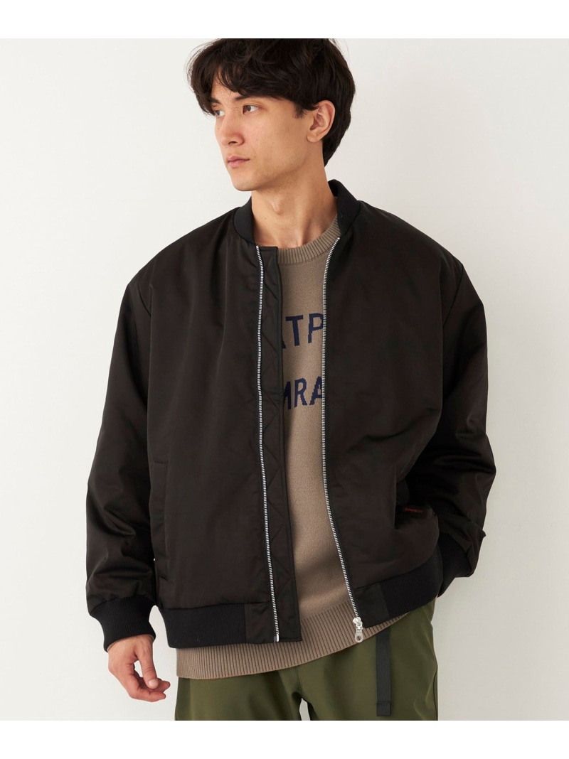 【楽天市場】【SALE／50%OFF】SHIPS Colors:＜撥水＞ボア ボマー ジャケット SHIPS Colors シップス ジャケット・アウター MA-1 グリーン ブラック【RBA ...