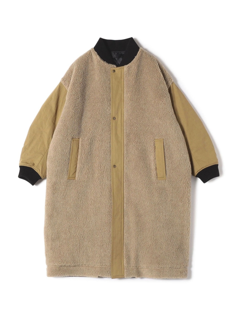 【楽天市場】Nell:ボア コンビ ロング ジャンパー SHIPS WOMEN シップス ジャケット・アウター その他のジャケット・アウター ...