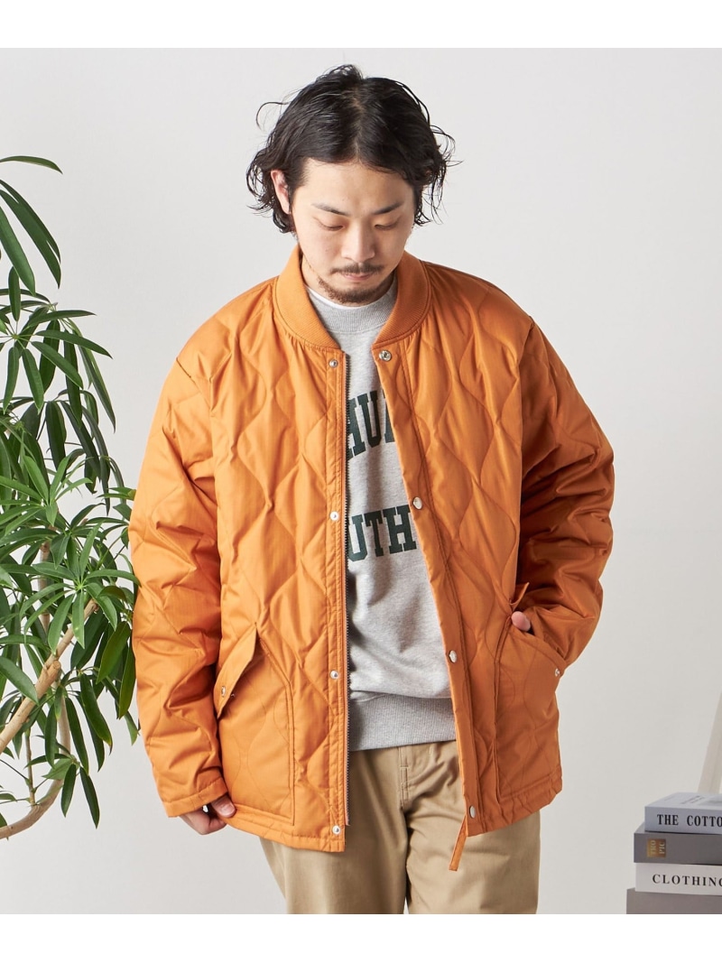 【楽天市場】【SALE／60%OFF】【SHIPS any別注】TAION: ＜手洗い可能＞ダウン キルティング ミリタリー ブルゾン ...