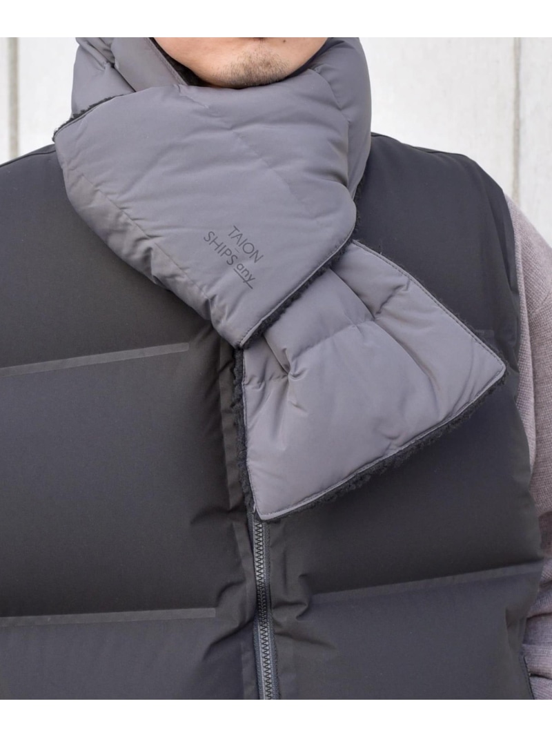 【楽天市場】【SALE／40%OFF】【SHIPS any別注】TAION:＜手洗い可能＞リバーシブル ダウンマフラー 23AW SHIPS ...