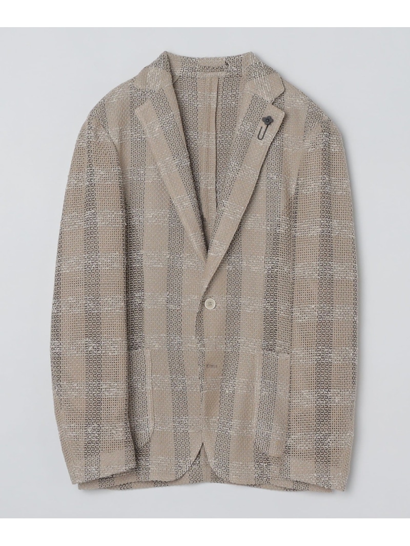 【楽天市場】【SALE／40%OFF】LARDINI: イズモ メッシュ ウィンドウペン テーラード ジャケット SHIPS MEN シップス ...