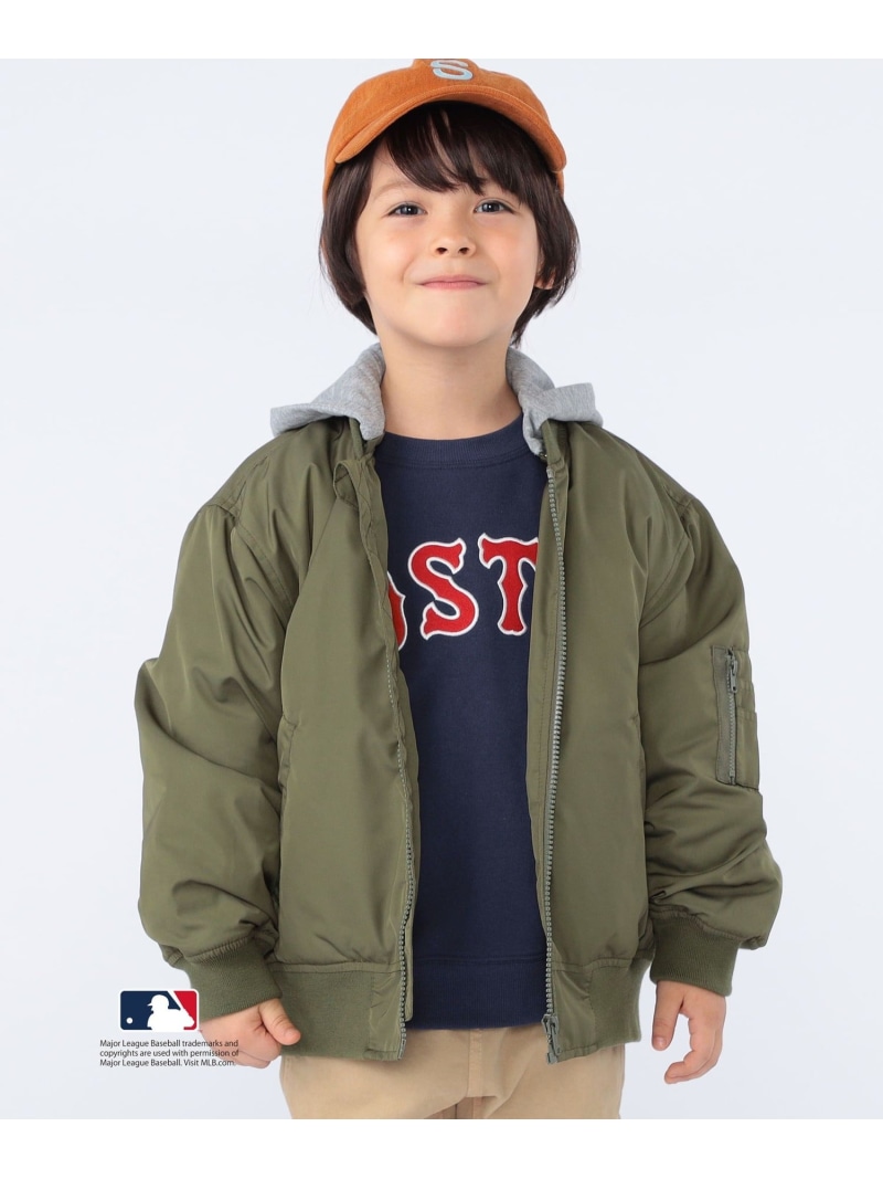 【楽天市場】【SALE／50%OFF】SHIPS KIDS:100~130cm / MA-1 キルティング フード ジャケット SHIPS KIDS シップス ジャケット・アウター MA-1 ...