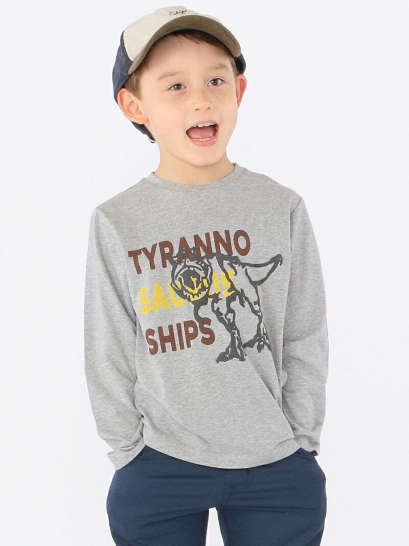 【楽天市場】【SALE／30%OFF】SHIPS KIDS:恐竜 プリント 長袖 TEE(100~130cm) SHIPS KIDS シップス ...