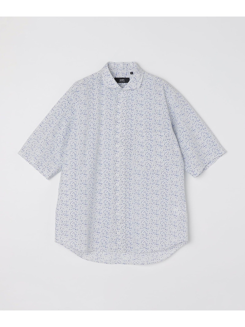 【楽天市場】【SALE／50%OFF】SHIPS Colors: リップル プリント 半袖シャツ SHIPS Colors シップス トップス ...