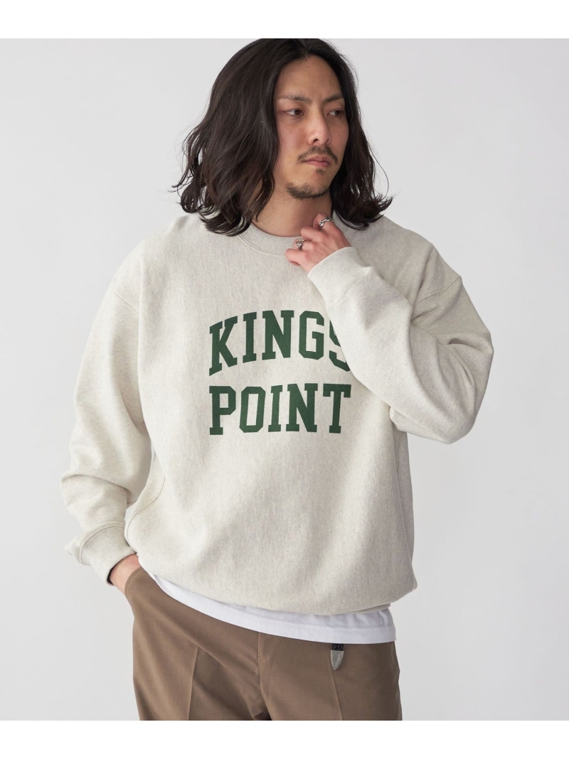 【楽天市場】【SALE／40%OFF】KINGS POINT: ロゴ プリント スウェット プルオーバー SHIPS MEN シップス ...