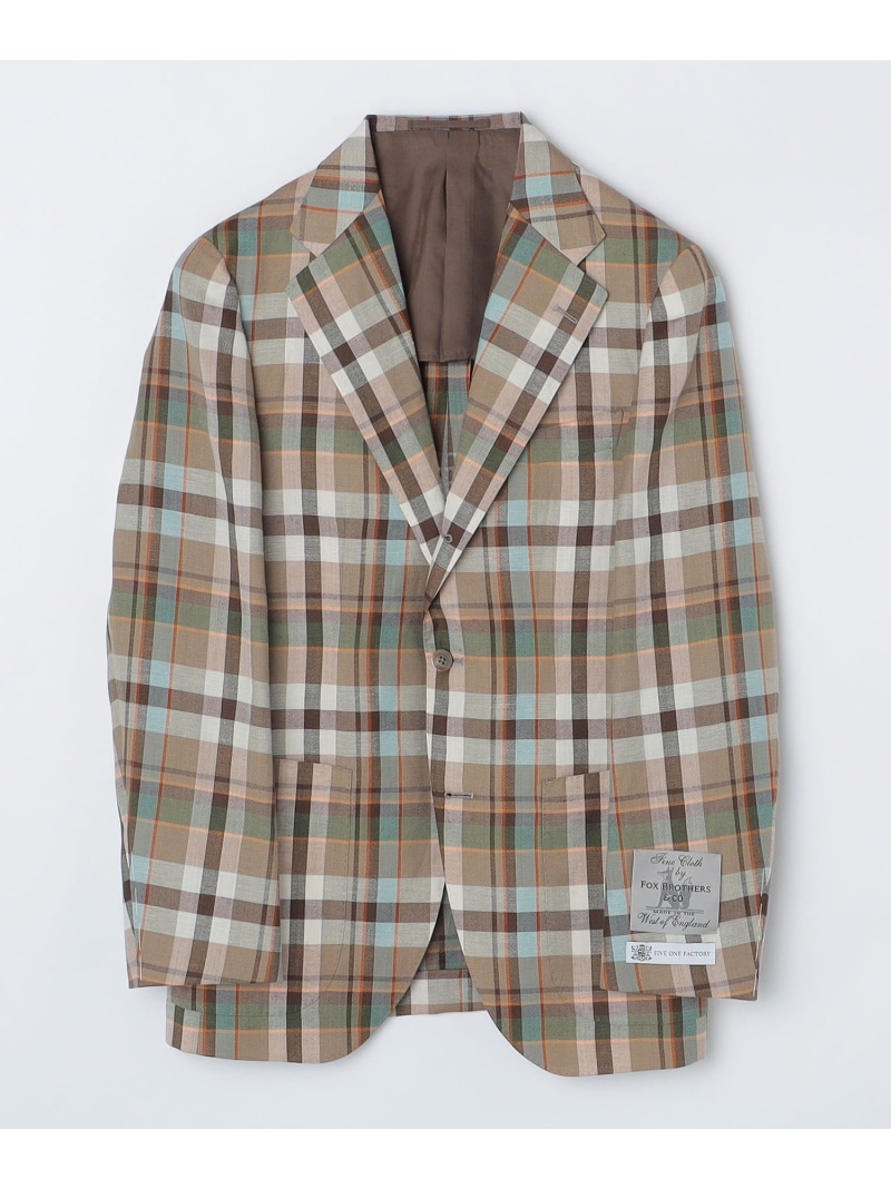 【楽天市場】【SALE／50%OFF】SHIPS: FOX BROTHERS社製生地 ラグジュアリー マドラスチェック ジャケット SHIPS MEN シップス ジャケット・アウター ...
