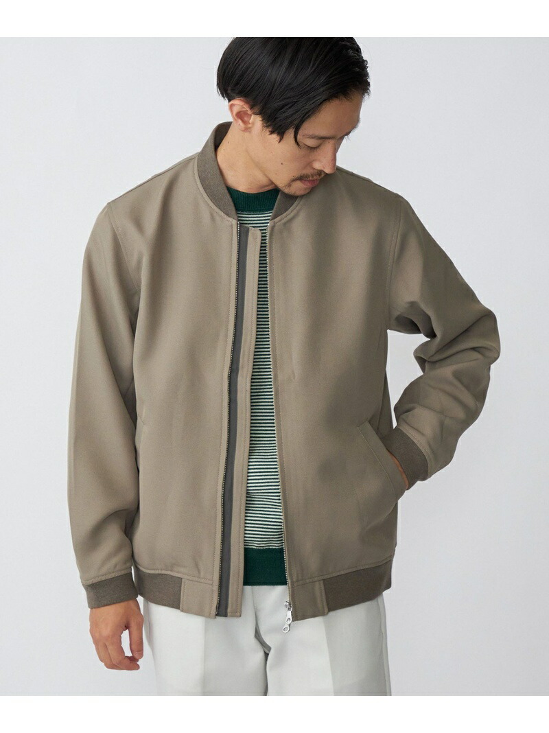 【楽天市場】【SALE／50%OFF】SHIPS: AERO CAPSULE(R) ギャバジン MA-1 リブ ブルゾン SHIPS シップス ジャケット・アウター ブルゾン・ジャンパー ...