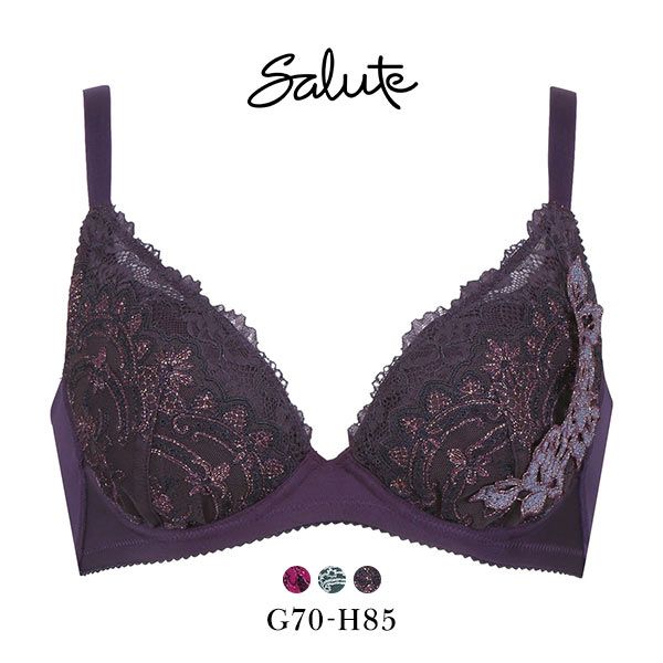 【楽天市場】38％OFF ワコール Wacoal サルート Salute 22AWコフレ 74G BTJ474 BTJ774 小さく見せるブラ GH ブラジャー 4/5カップ 単品 レディース ...