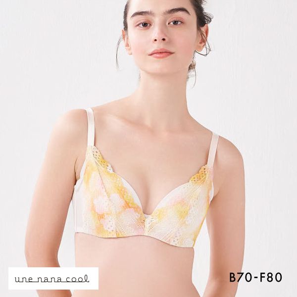 【楽天市場】ウンナナクール une nana cool 脇高で背中スムージングブラジャー さあ、わたし レース MADE WITH LIBERTY FABRIC 3/4カップブラジャー 単品 ...