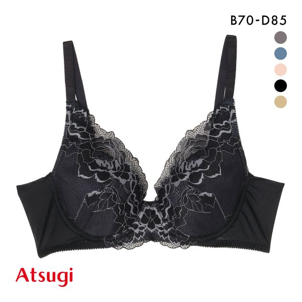【楽天市場】アツギ ATSUGI ナチュラリフト 脇高上辺ヘム ソフトワイヤーブラ ブラジャー 単品 レディース 全5色 B70-D85：SHIROHATO（白鳩）