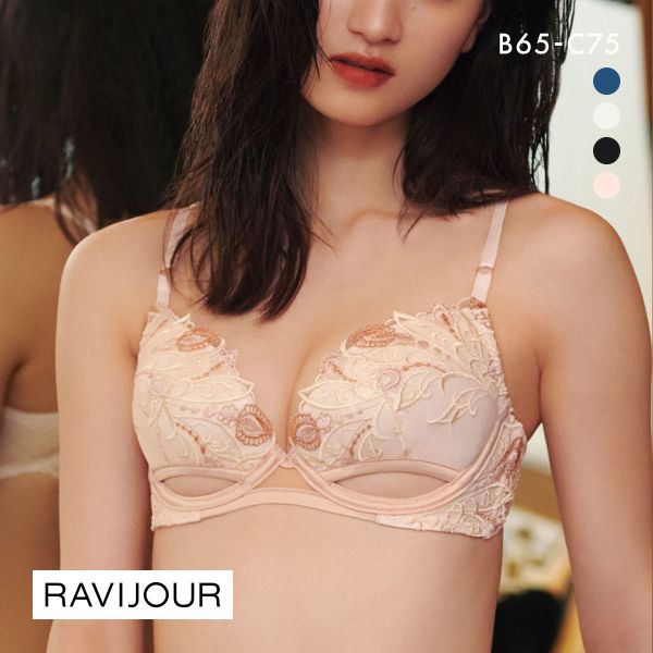 【楽天市場】ラヴィジュール RAVIJOUR レーシーフェザー グラマーアップ ブラジャー BC 盛り 谷間 バストアップ リフトアップ レディース 全3色 B65-C75 下着 ...