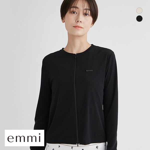 【楽天市場】35％OFF エミ emmi 【emmi atelier】 emmiロゴジップカーディガン レディース 全2色 ：SHIROHATO（白鳩）