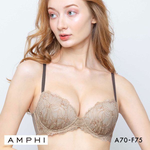 【楽天市場】アンフィ ブラジェニック 盛り胸タイプ ブラジャー ノンワイヤー 3/4カップ くっきり谷間 ABCDEF AMPHI BRAGENIC BMI448 レディース 全3色 A70 ...