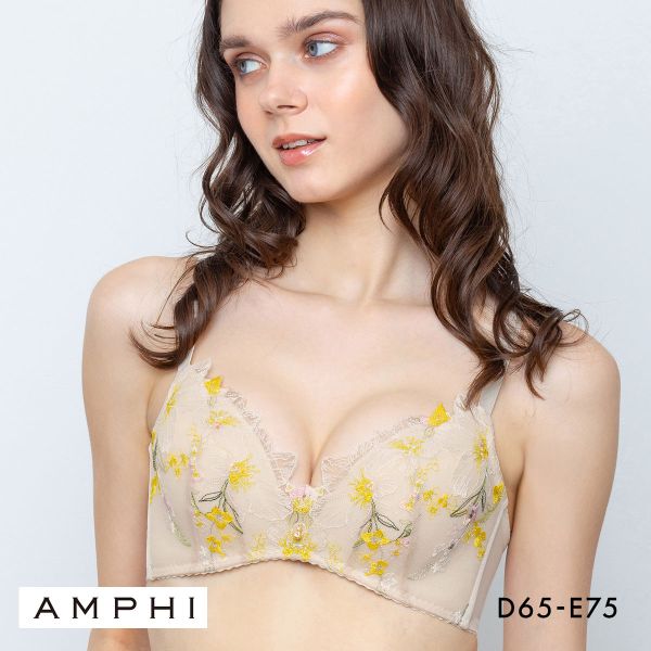 【楽天市場】アンフィ グラマリッチ ブラジャー ダブル盛タイプ グラマラス＆リッチな谷間 DE AMPHI BYJ395 Glama-Rich レディース 全3色 D65-E75 ...