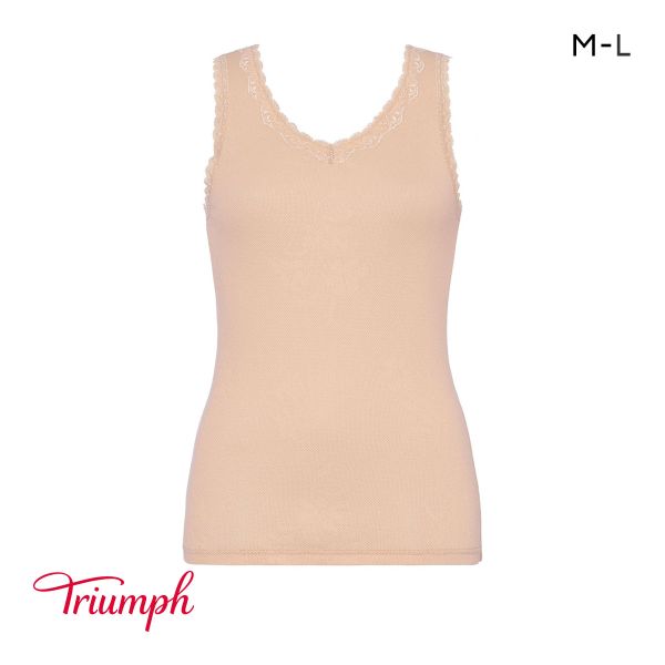 【楽天市場】タンクトップ カップなし インナー メッシュ レディース 下着 肌着 綿100％ 15％OFF メール便(7) トリンプ TR5300 ML Triumph M-L ...