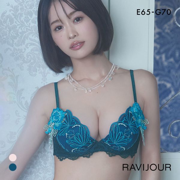 【楽天市場】ラヴィジュール シャイニーバタフライ グラマーアップ ブラジャー EFG 盛り 谷間 バストアップ リフトアップ RAVIJOUR レディース E65-G70 下着 ...