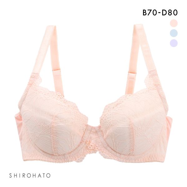 【楽天市場】ビューティーアシスト ふわもち触感やさしくフィット 3/4カップブラジャー BCD 脇高 美胸 Beauty Asist レディース 全3色 B70-D80：SHIROHATO（白鳩）