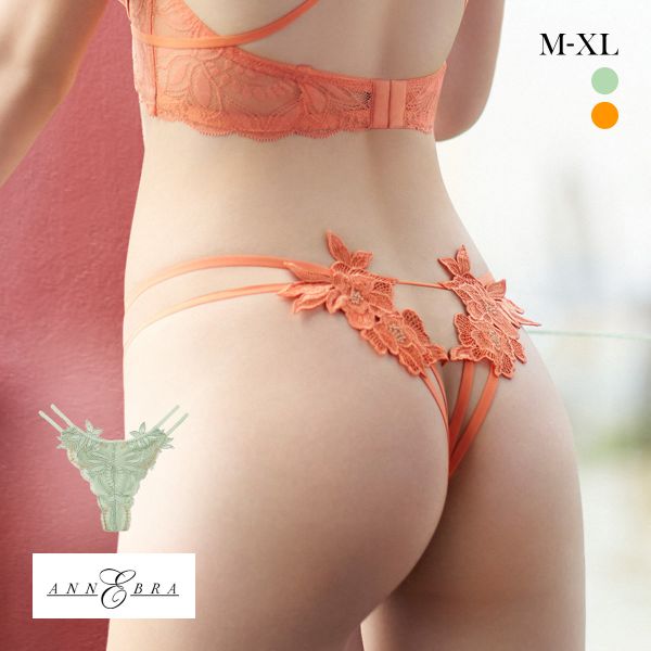 【楽天市場】【10%OFF・10/17 09:59まで】 アンブラ Luxe バックオープンデザインショーツ 大きいサイズ ANNEBRA レディース 全2色 M-XL 【メール便(4 ...