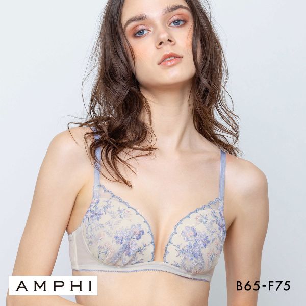 【楽天市場】アンフィ 寄せて谷間メイク ノンワイヤー ブラジャー L字 BCDEF BLH305 AMPHI 大きいサイズ レディース 全3色 B65-F75：SHIROHATO（白鳩）